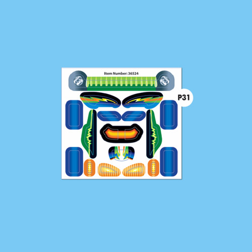 31-3652400P31 Sticker Sheet - OWI Inc. dba: Robotikits™ Direct