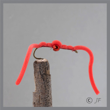 Squirmy Worm Red - Armadale Angling