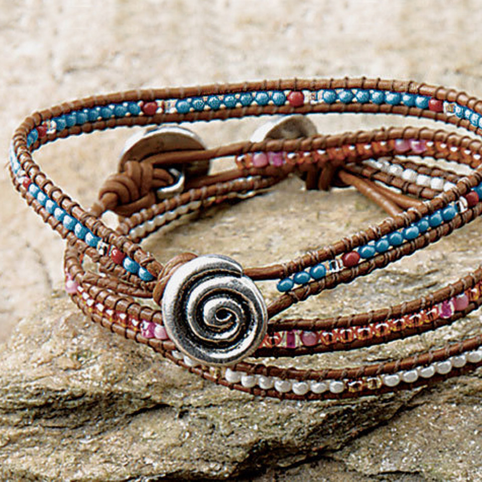 Beaded Triangles Bracelet - Altiplano