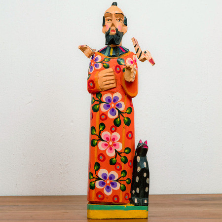 Guatemalan Hand Carved Wooden Saint Statues | Handmade Fair Trade ...