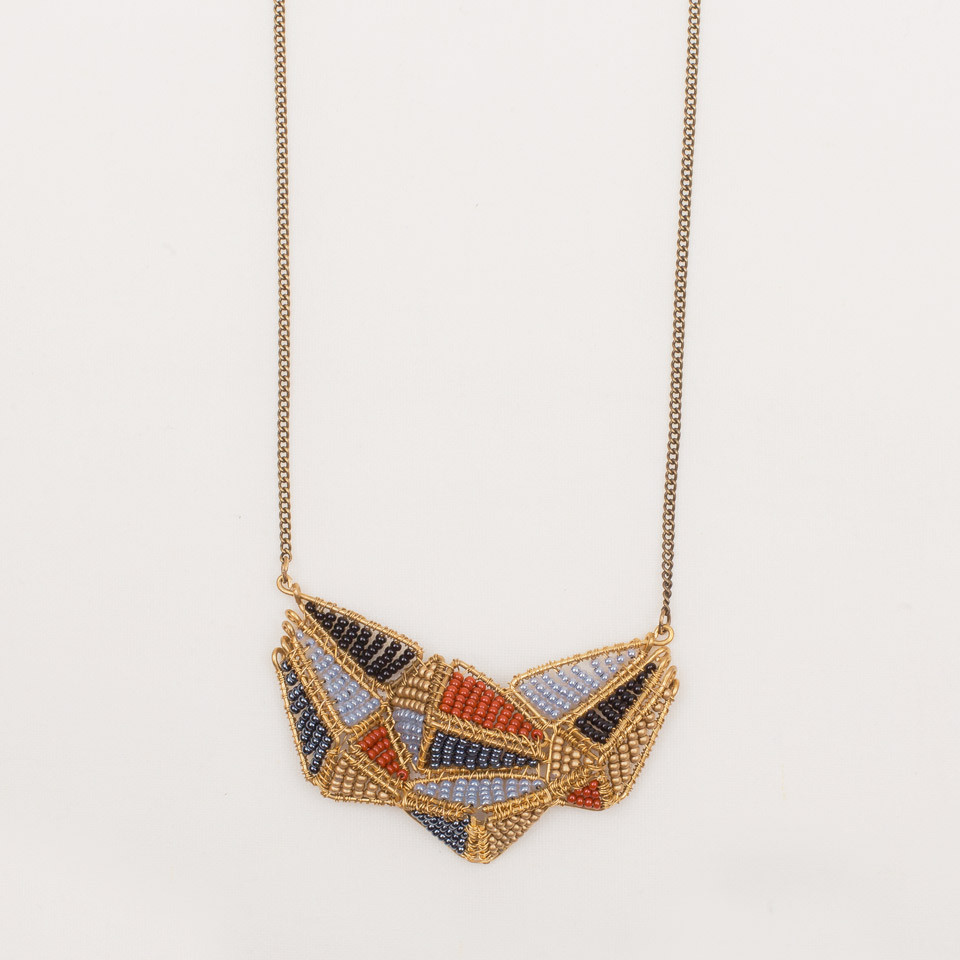 Beaded Geometry Necklace - Altiplano