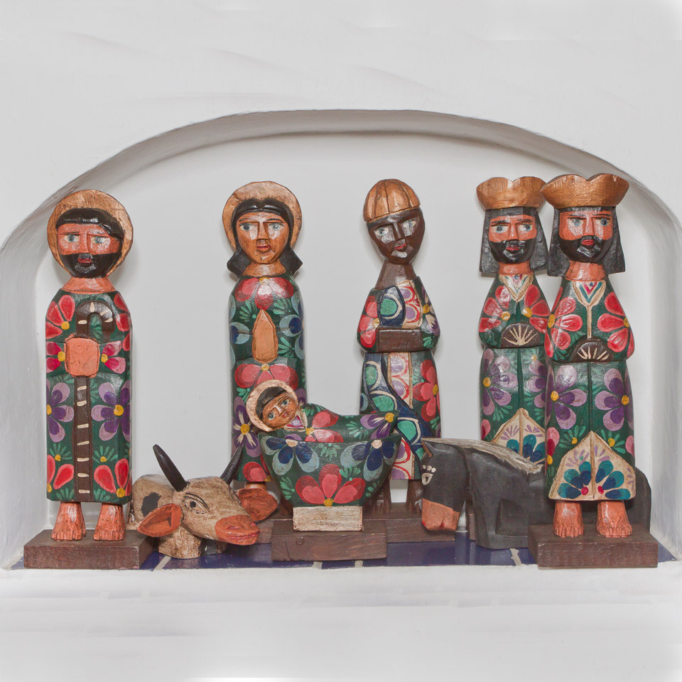 Large Wooden Saint Statues - Altiplano