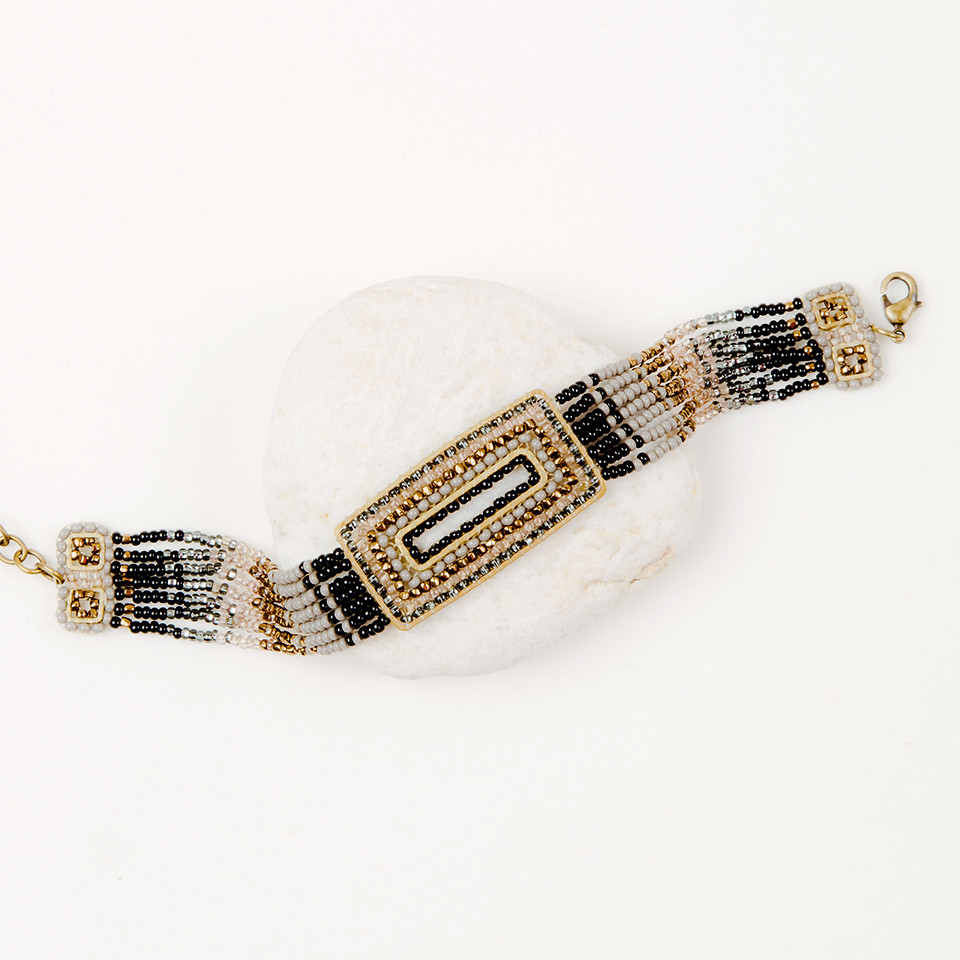 Beaded Triangles Bracelet - Altiplano