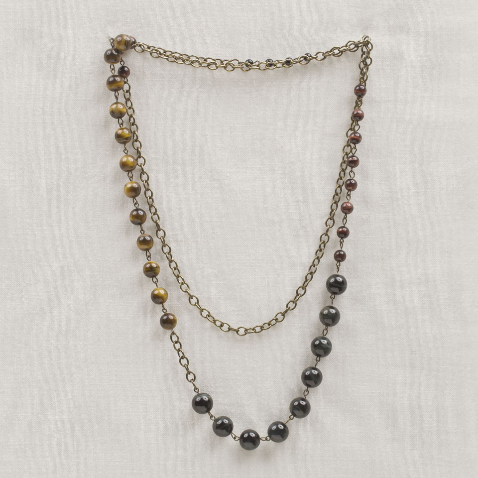 Long Stone Colorblock Necklace - Altiplano