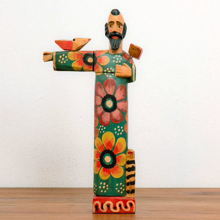 Guatemalan Large Wooden Saint Statues | Handmade Fair Trade Products ...