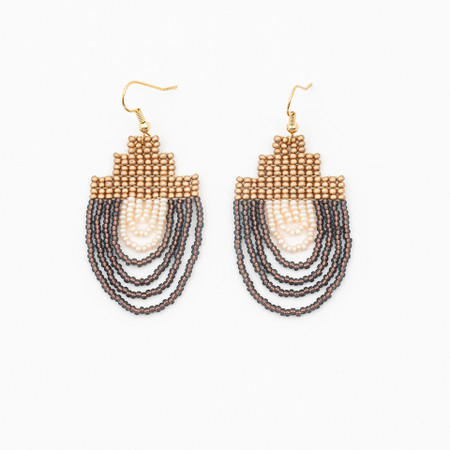 Guatemalan Mayan Pyramid Beaded Earrings | Handmade Fair Trade Jewelry ...