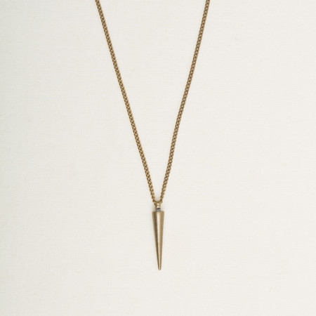 Large Bronze Spike Necklace - Altiplano
