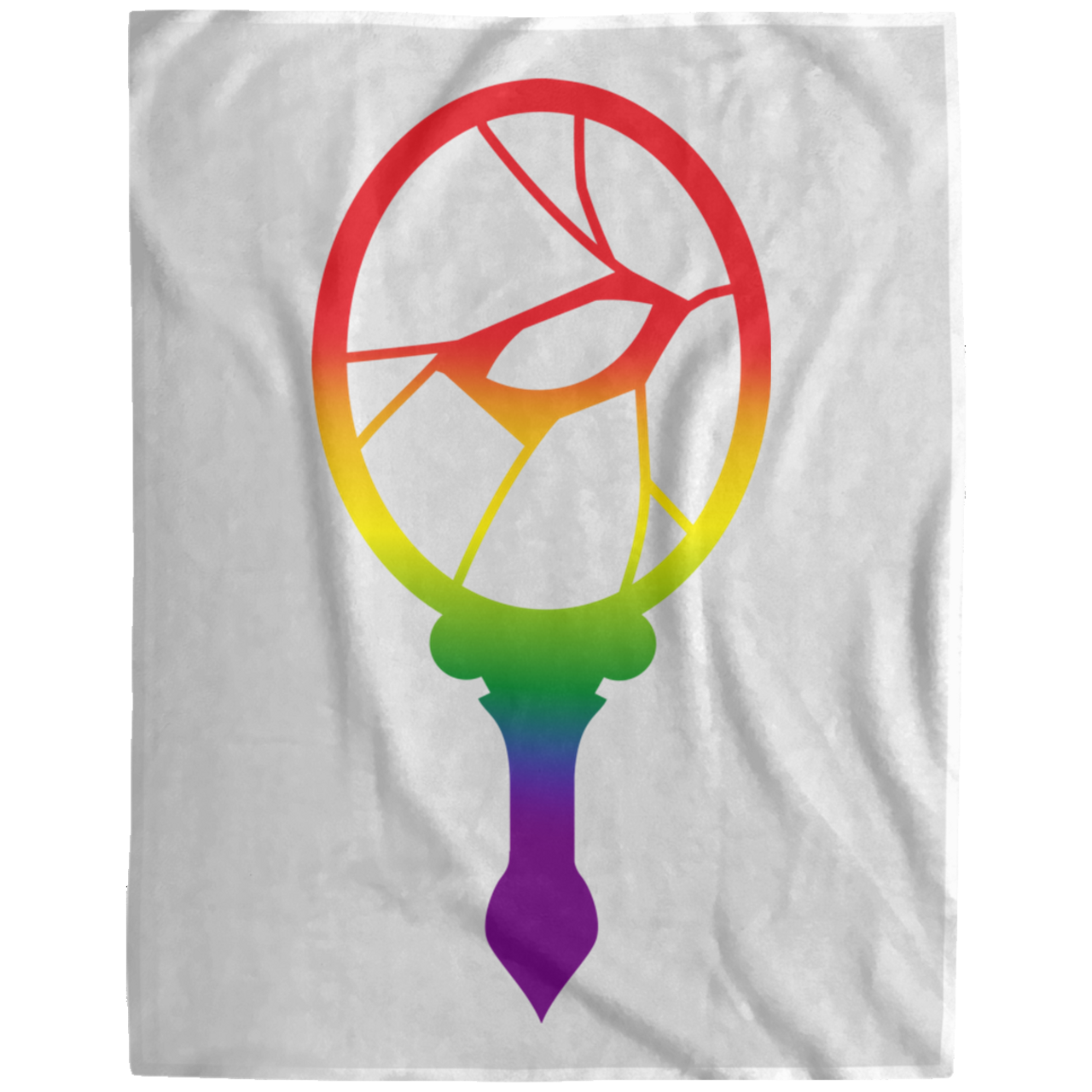 Malkavian Pride logo Fleece Blanket - 60x80 - By Night Studios