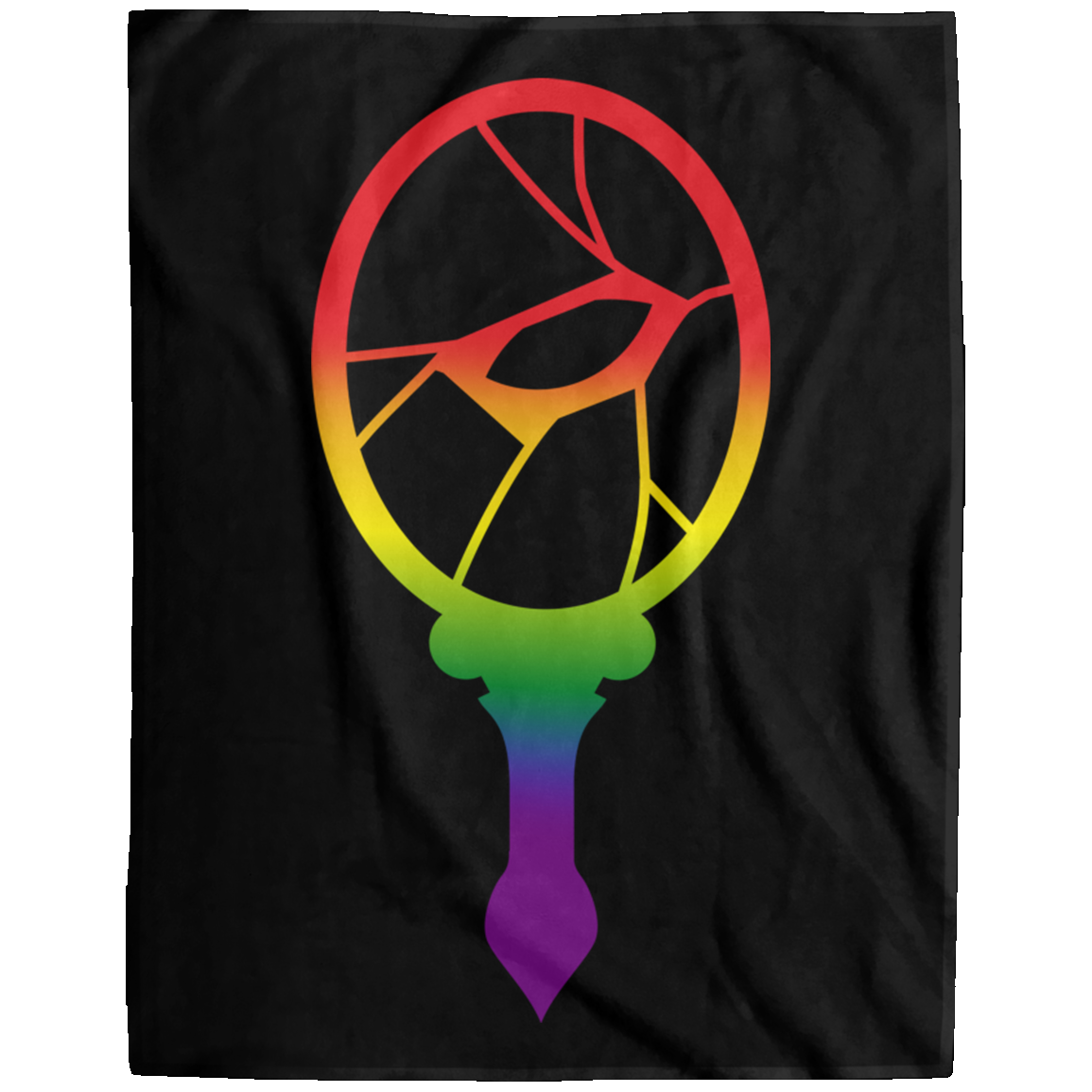 Malkavian Pride logo Fleece Blanket - 60x80 - By Night Studios