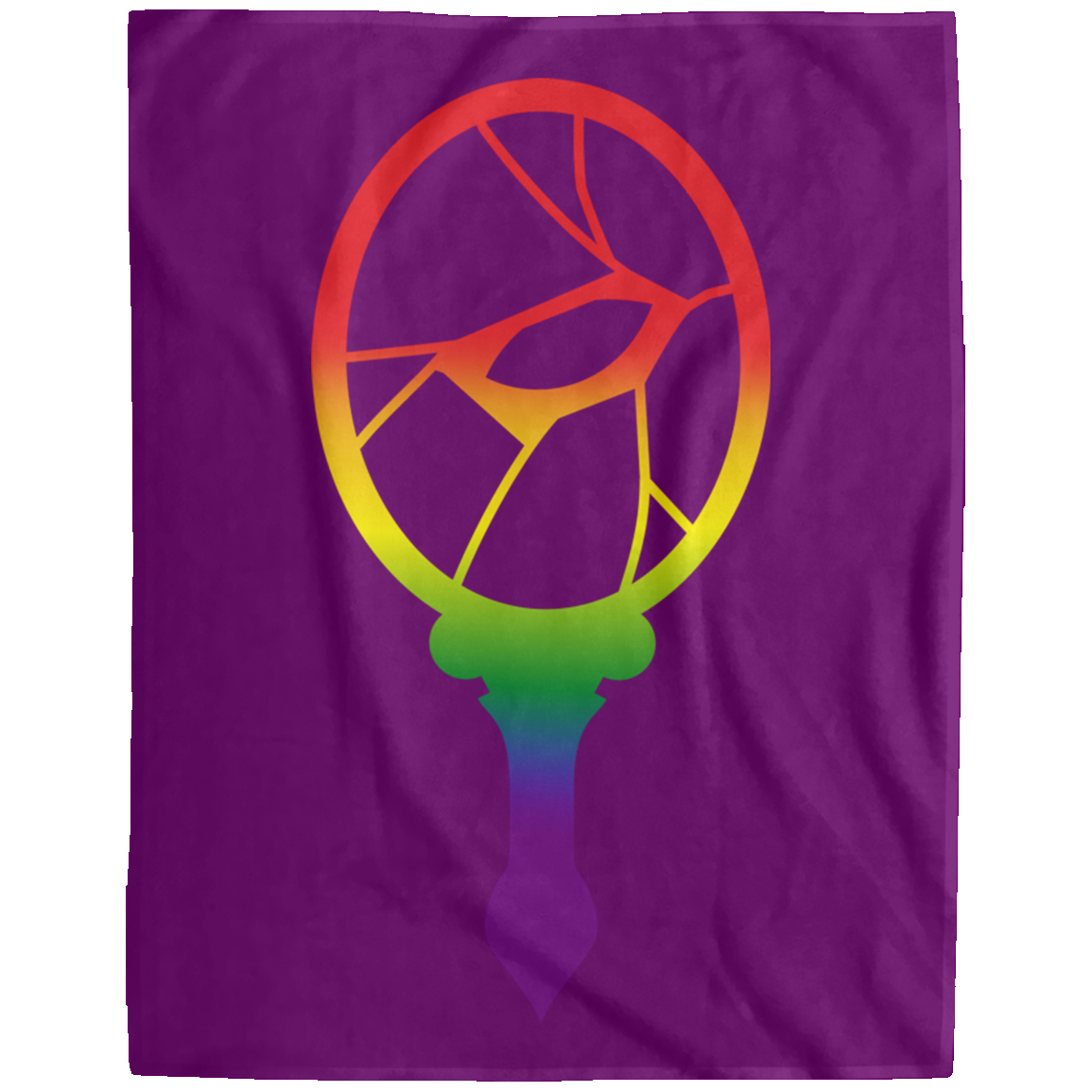 Malkavian Pride logo Fleece Blanket - 60x80 - By Night Studios