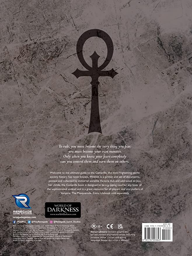 Vampire: The Masquerade, 5th edition Camarilla Source Book
