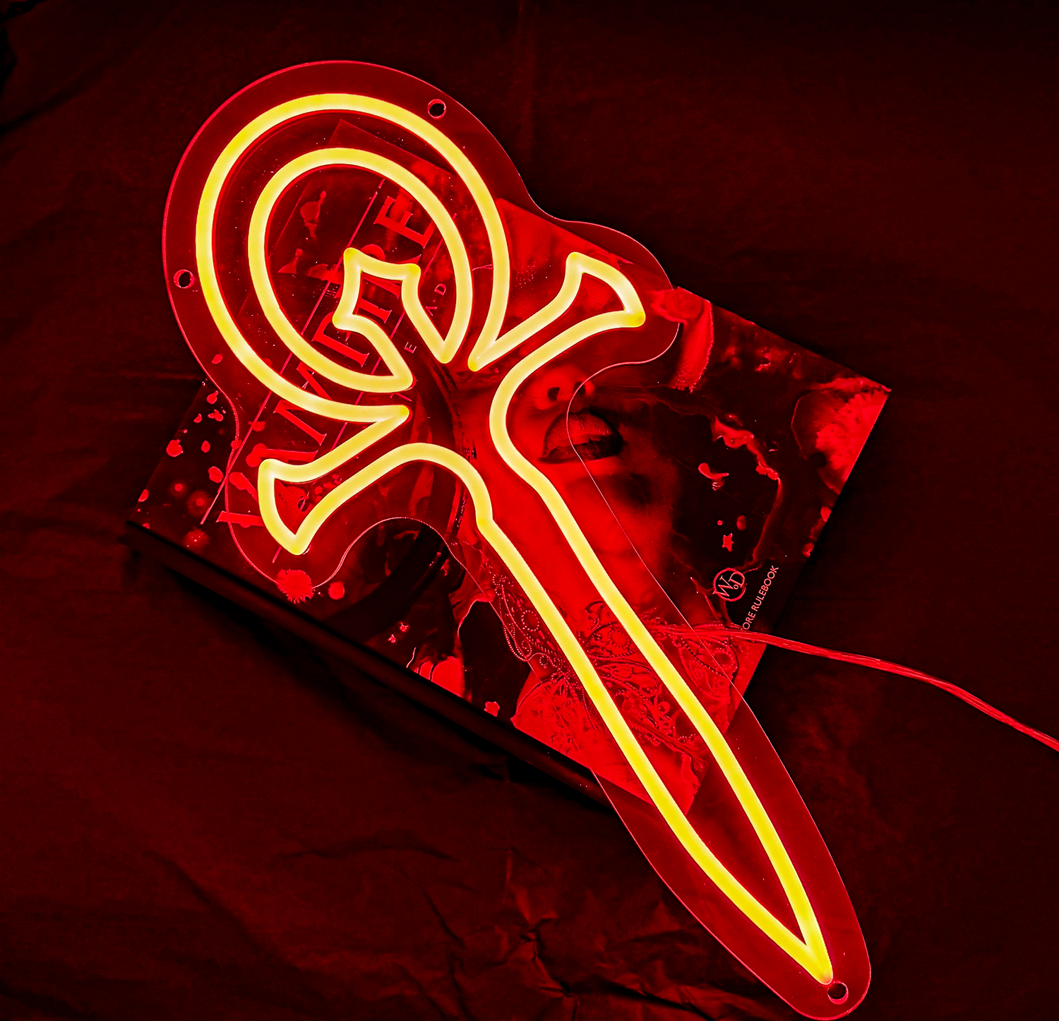 V5 Vampire: The Masquerade LED Neon Wall Ankh