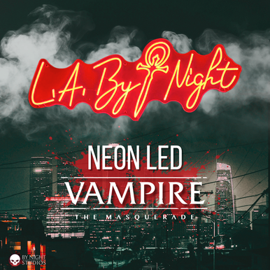 LA By Night LED Neon Wall Sign