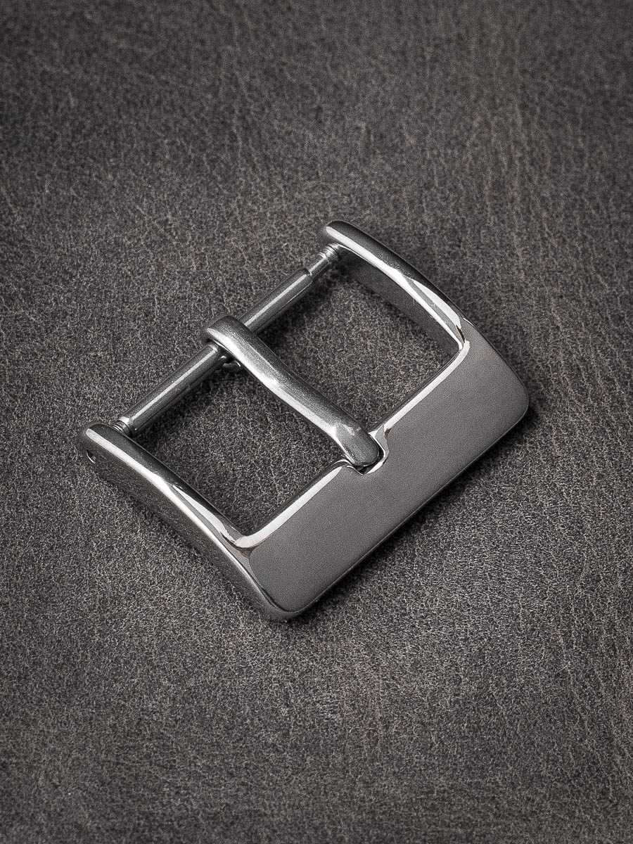 Ultra Slim Polished Steel Spring Bar Watch Buckle - Bas and Lokes