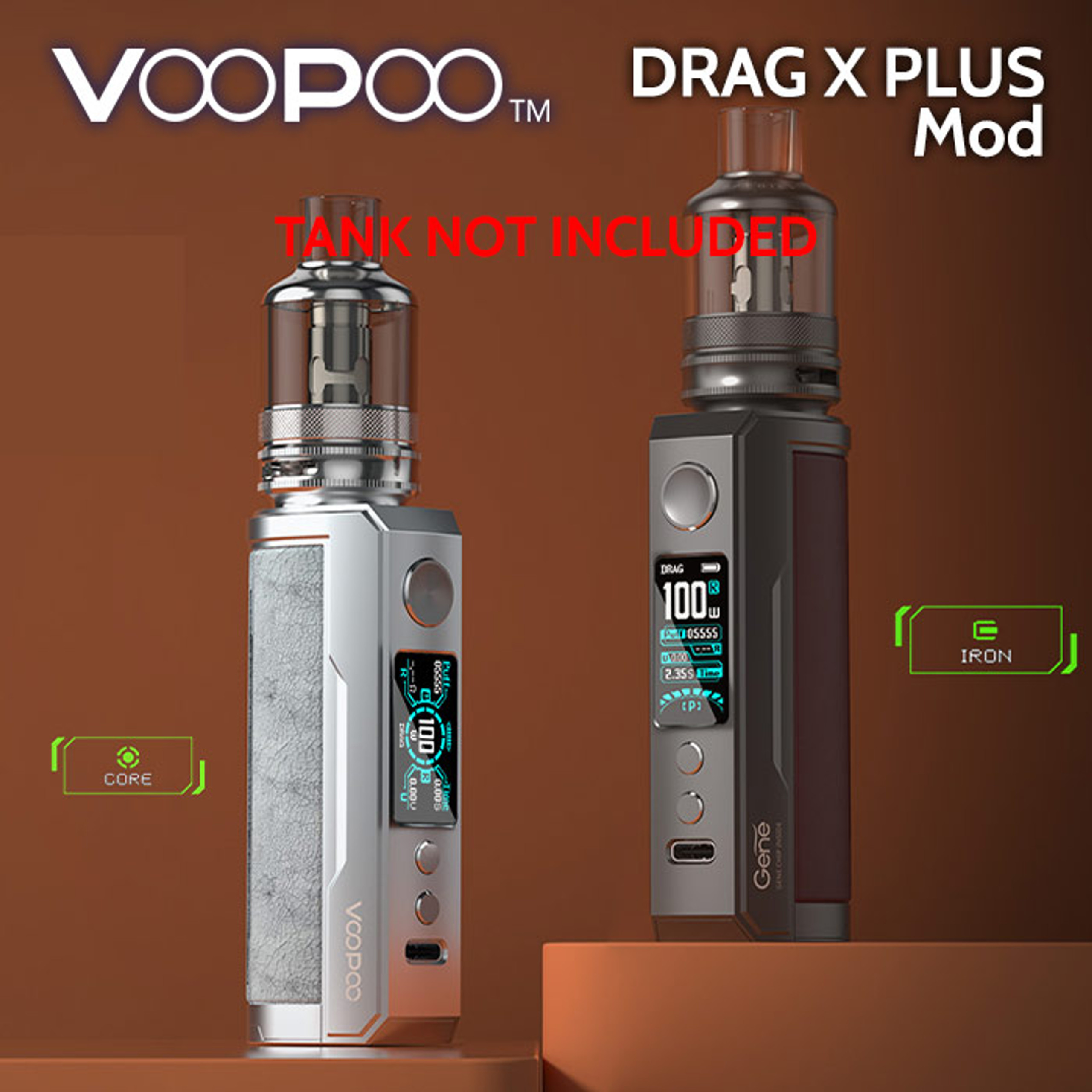 Voopoo Drag X Plus Mod Replaceable Battery