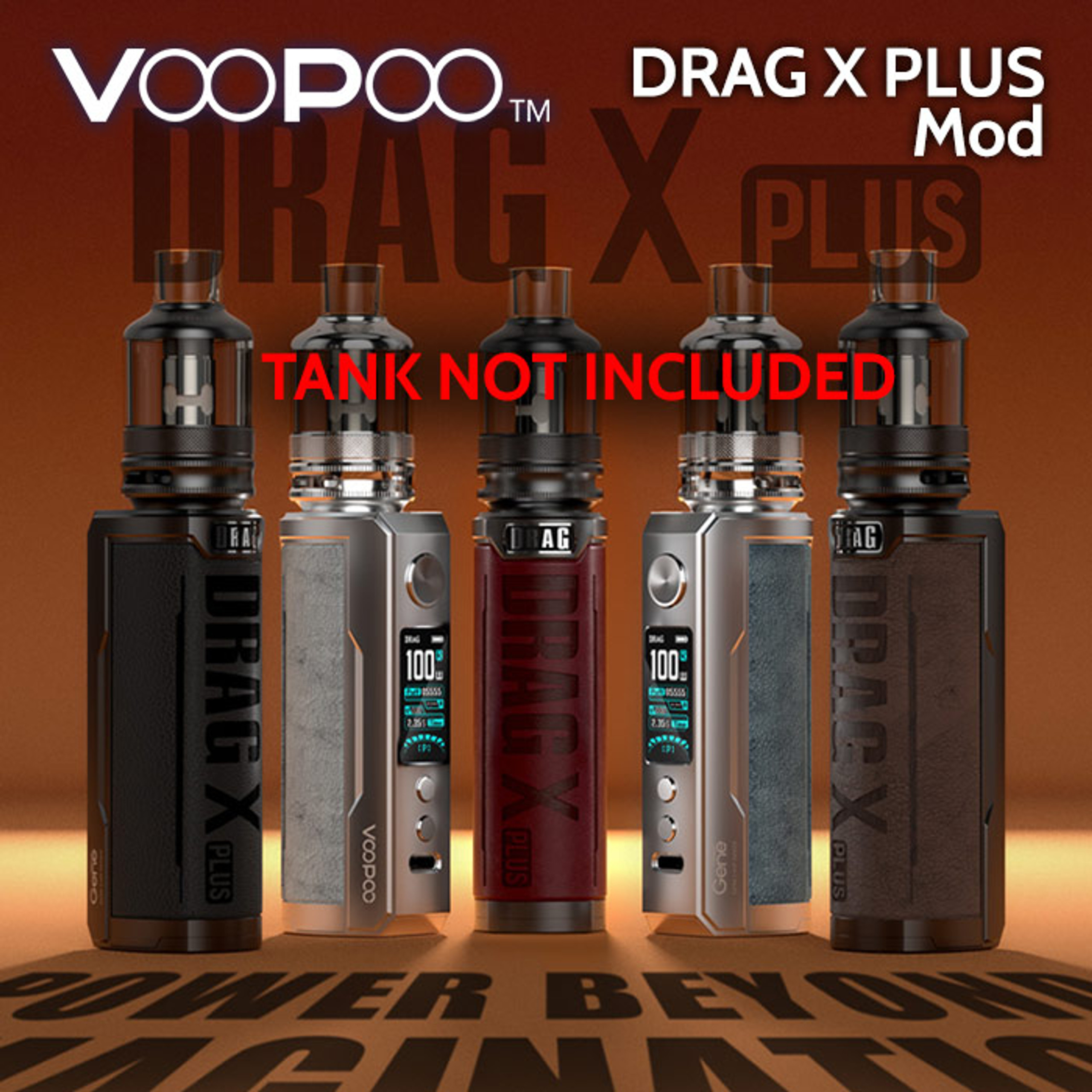 Voopoo Drag X Plus Mod Replaceable Battery