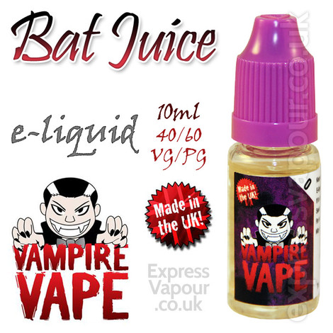 Bat Juice - Vampire Vape 40% VG e-Liquid - 10ml | Express Vapor | Fast ...