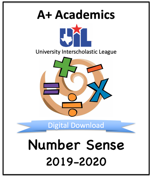 A Number Sense Tests From 2019 20 UIL Store a-number-sense-tests-from-2019-20-uil-store