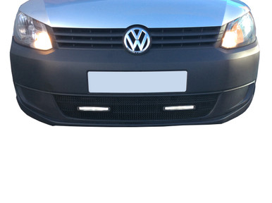 VW Caddy 2 Bar - Lower Grille (DRL Grille) - Black Finish Zunsport