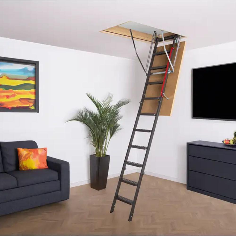 Foldable Ceiling Ladder 30" x 54": 101" Extended Height
