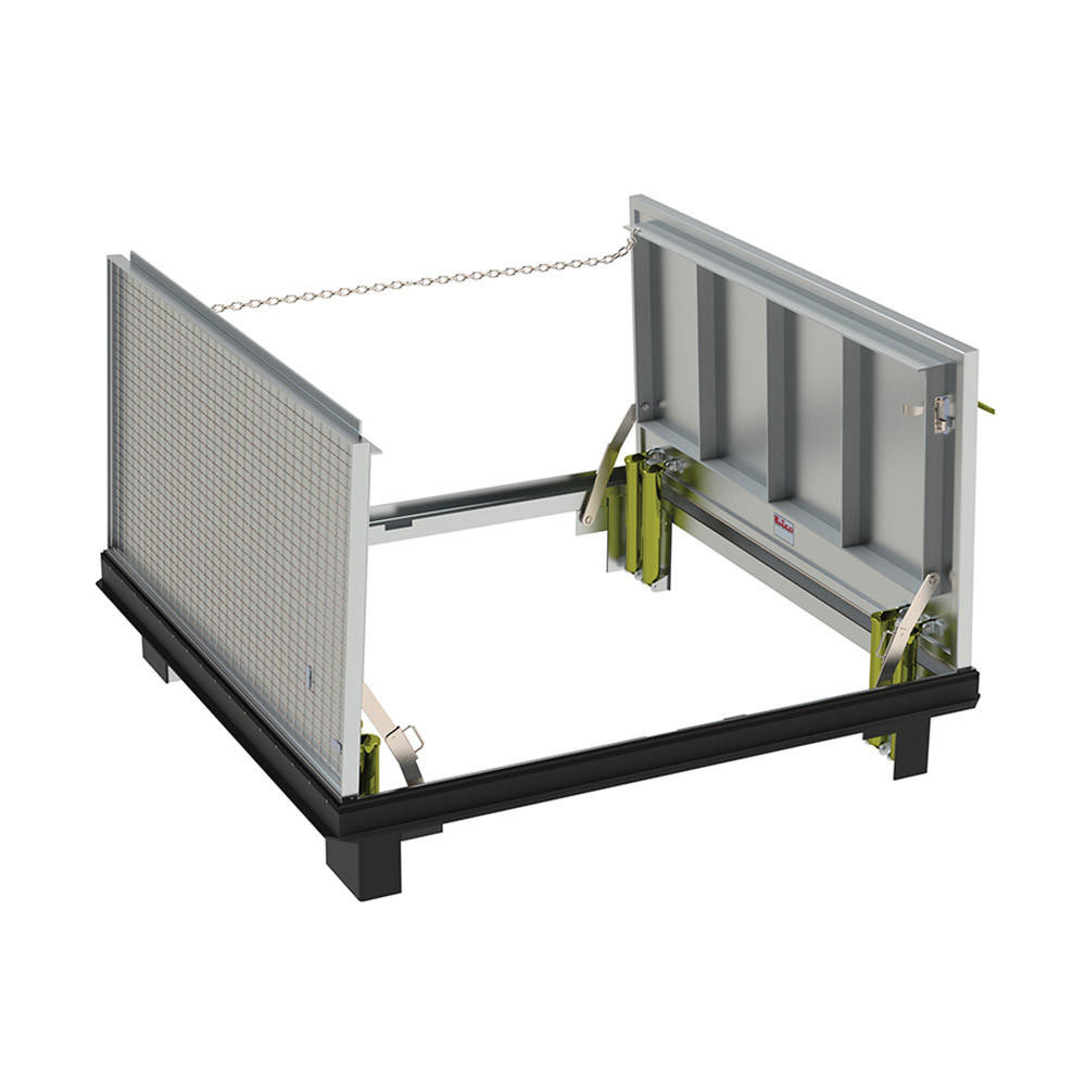 60" x 60" Architectural Flooring Hatch - Double Leaf - Bilco