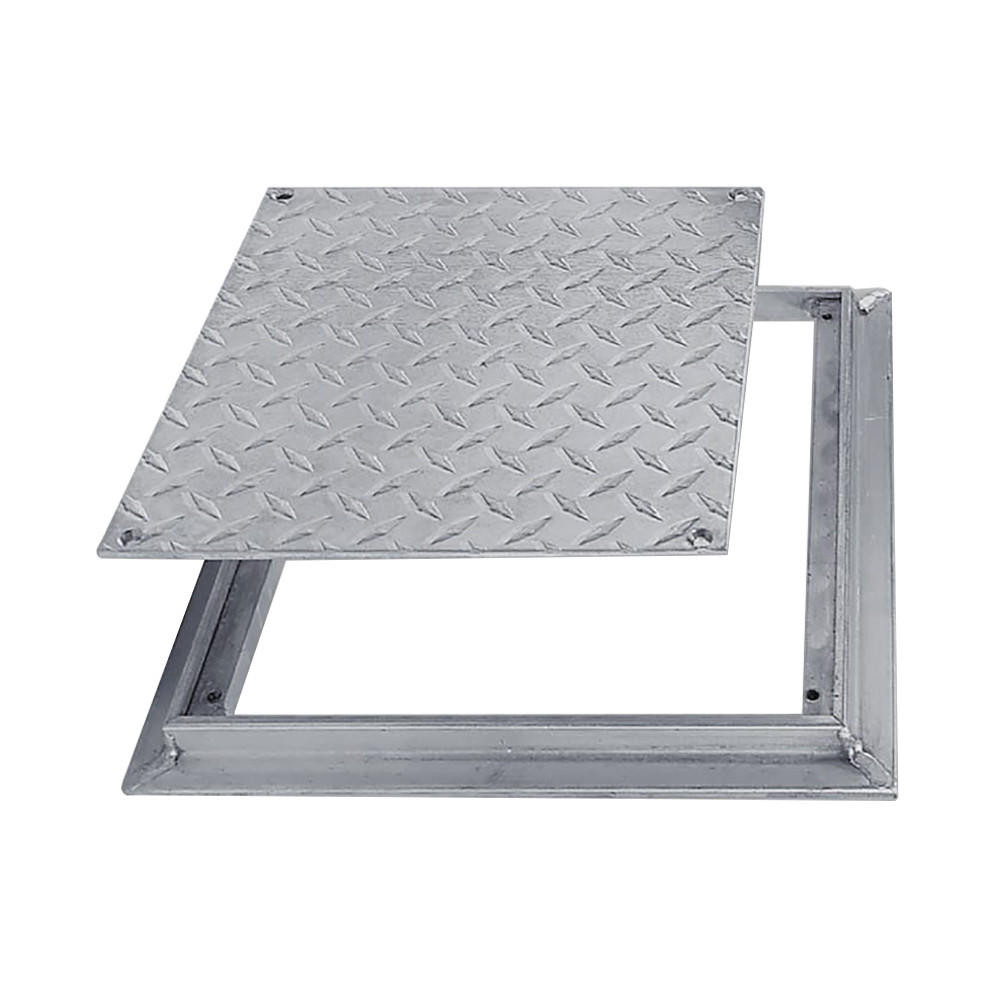 Removable Flush Floor Panel 8" x 8" Diamond Plate: FD-8060