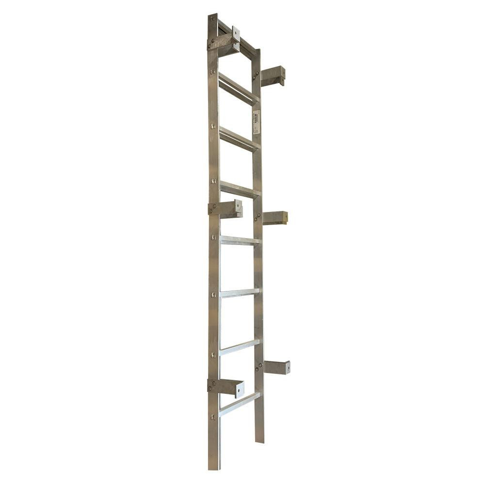 Aluminum Ladder 10'0' for Roof Hatches: Telescoping Post