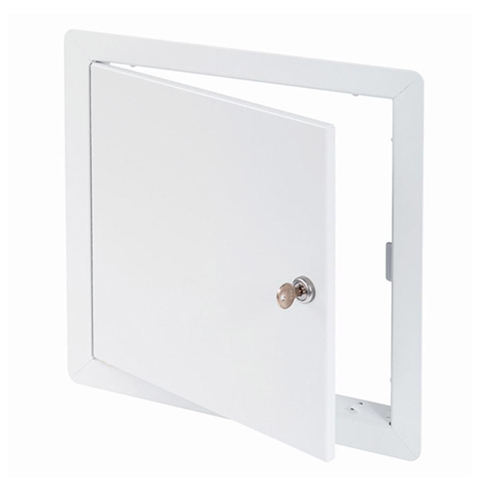 Lockable Access Door 8" x 8": Flush with Exposed Flange
