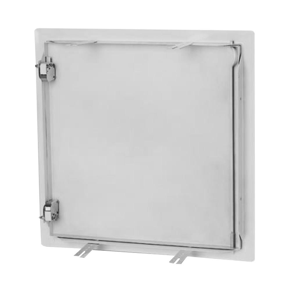 Sheet Metal Panel with Touch Latch - Galvanized 12" x 12"