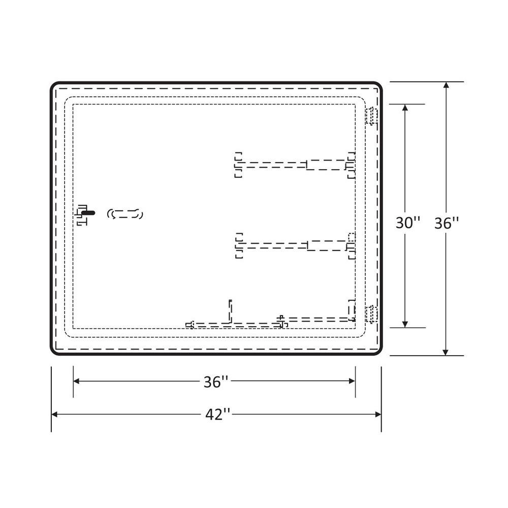 36" x 36" Roof Hatch - Cendrex - AccessDoorsAndPanels