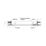 18" x 18" General Purpose Access Door with Flange - Cendrex