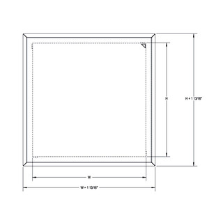 Aesthetic Access Panel 20" x 20" w/ Magnetic Flange: Modern