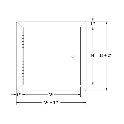 36" x 36" Fire-Rated Insulated Access Panel - Best