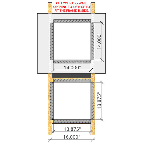 Flush Removable Access Panel 14