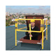 LadderUP Safety Post, Steel - Yellow - Bilco - AccessDoorsAndPanels