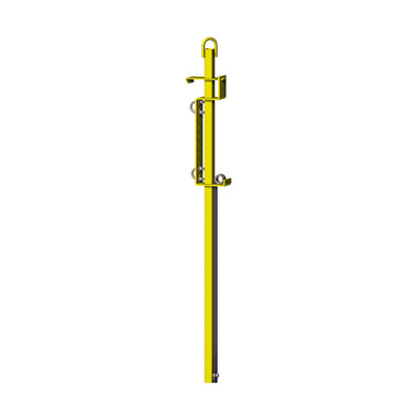 Extendable Ladder Safety Post - Yellow Powder Coated - JL Industries