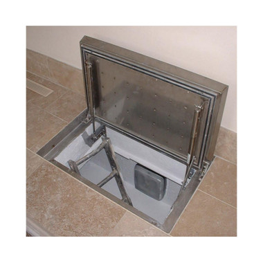 Hinged Floor Access Cover: Can fit quickly and unobtrusively