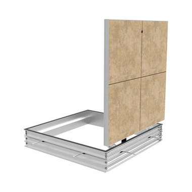 Aluminum Architectural 1 inch Pan Floor Door 24" x 24".