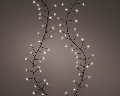 MICRO LED COMPACT LIGHTS - 8 FUNCTION - TWINKLE EFFECT - OUTDOOR ...