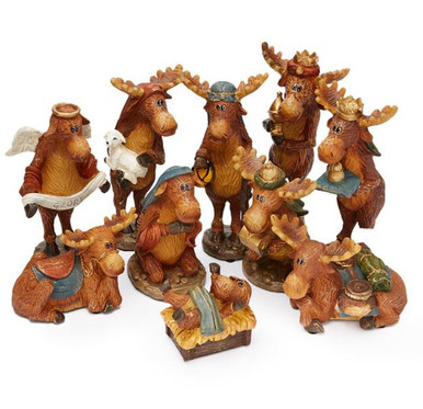 MOOSE NATIVITY SCENE - PY-3001 - Kris Kringl