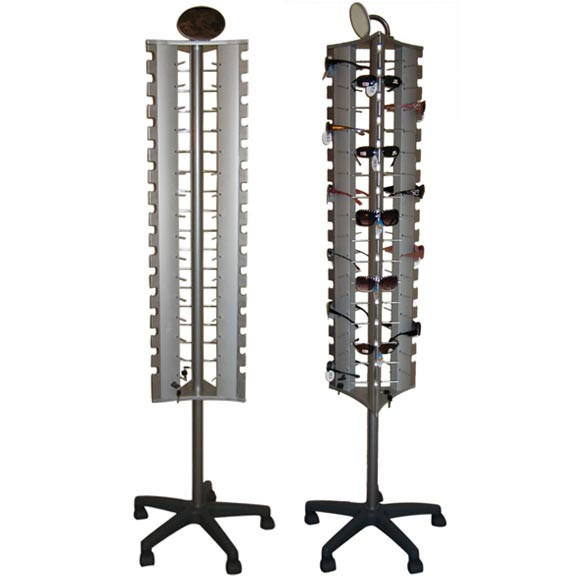Locking Rotating Floor Display - #7046 - Holds 48 Sunglasses