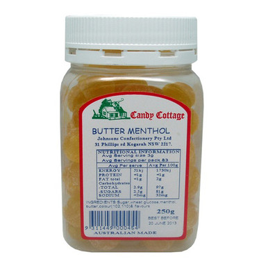 Candy Cottage Butter Menthol 250g