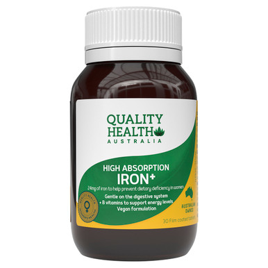 Quality Health High Absorption Iron + 30s