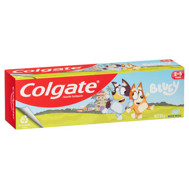 Colgate Kids Junior Bluey 2-5 Years Toothpaste 90g