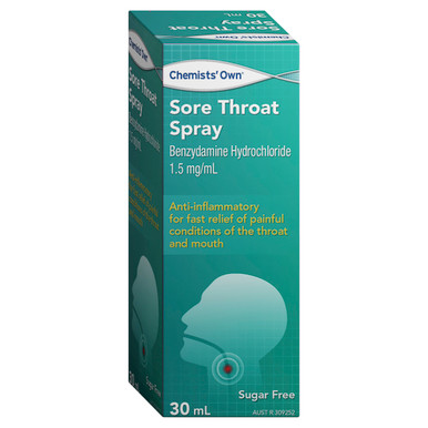 Chemists Own Sore Throat Spray 30ml