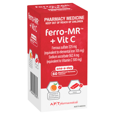 Ferro-MR + Vit C 60 Tablets