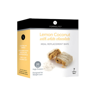 Formulite High Protein Meal Bar Lemon Coconut Flavour 7 Pack