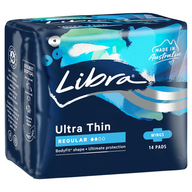Libra Ultra Thin Regular With Wings Pads 14
