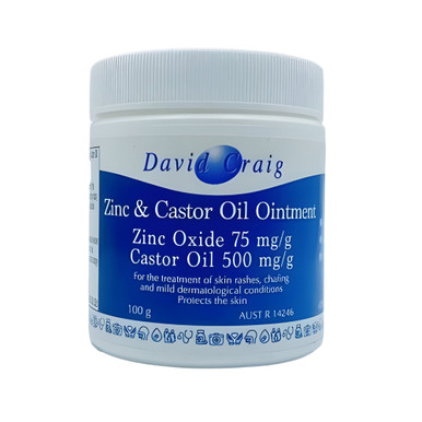 David Craig Zinc & Castor Oil Ointment 100g