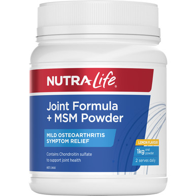 Nutra-Life Joint Formula + MSM Lemon Flavoured Oral Powder 1kg